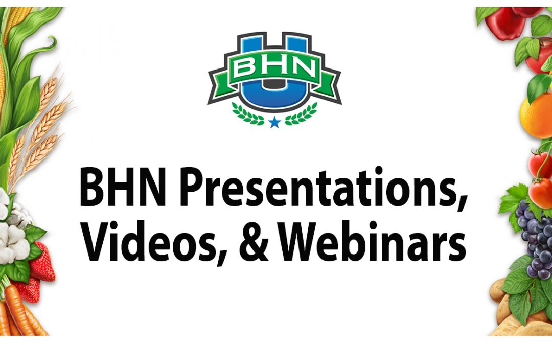 BHN Presentations, Videos, and Webinars | Huma University